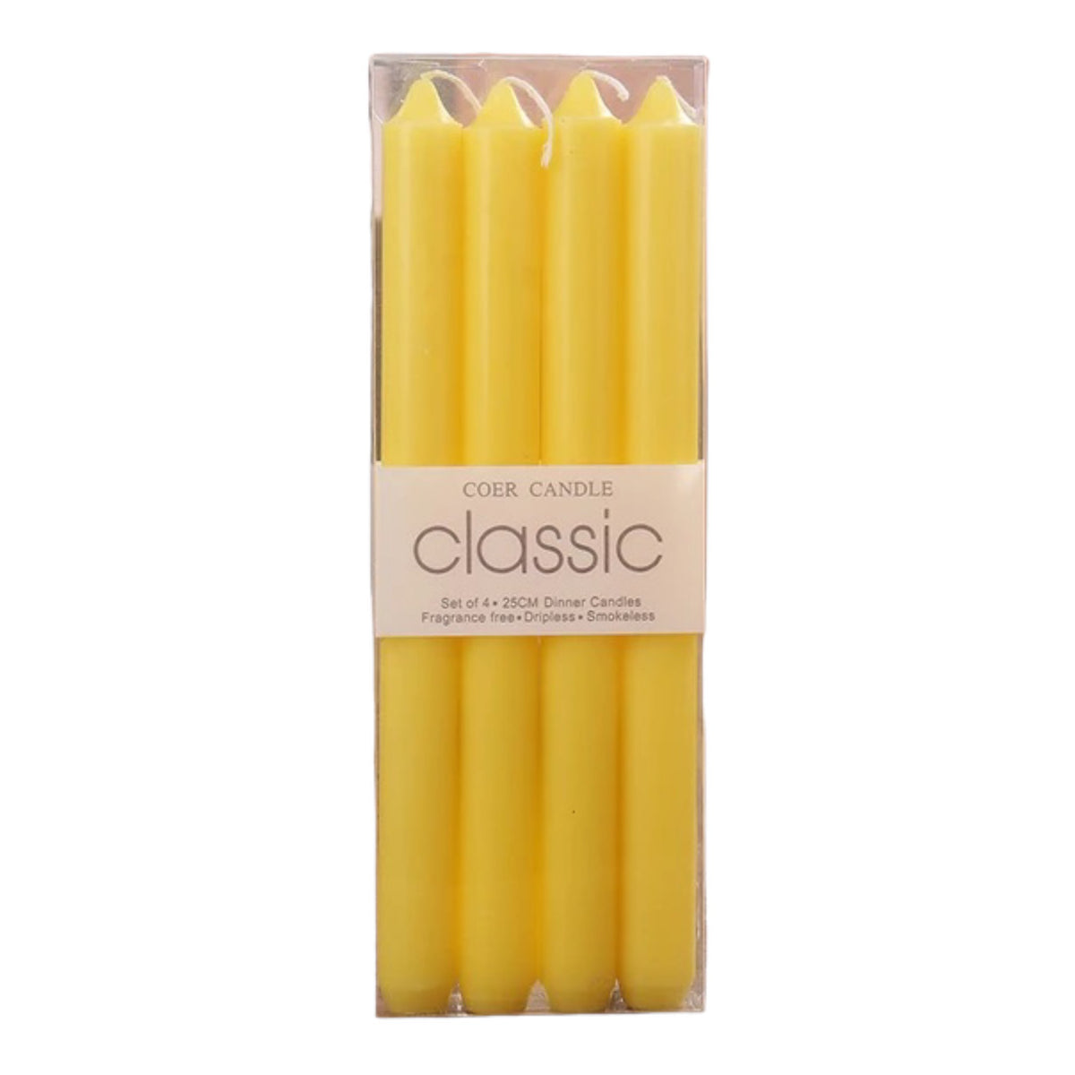 Yellow Candle Stick – Boujee Candle Co